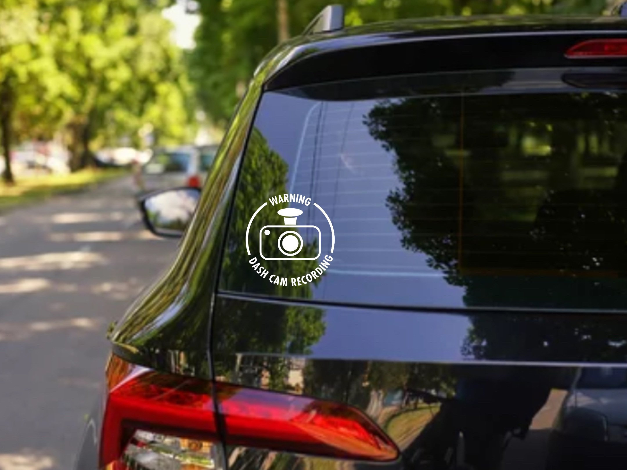 Dash Cam Warning Stickers