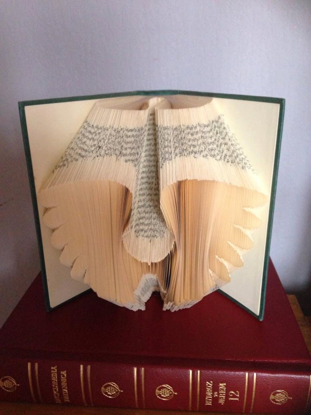 Angel Wings MMF Book Folding Pattern 198 Folds per Wing 396 Pages per ...