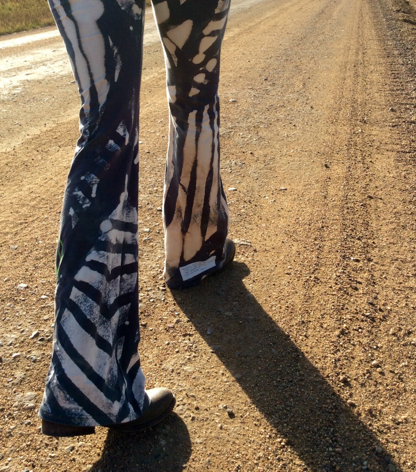 Custom Batik-style Bleached Cotton Spandex Yoga Pant - Etsy