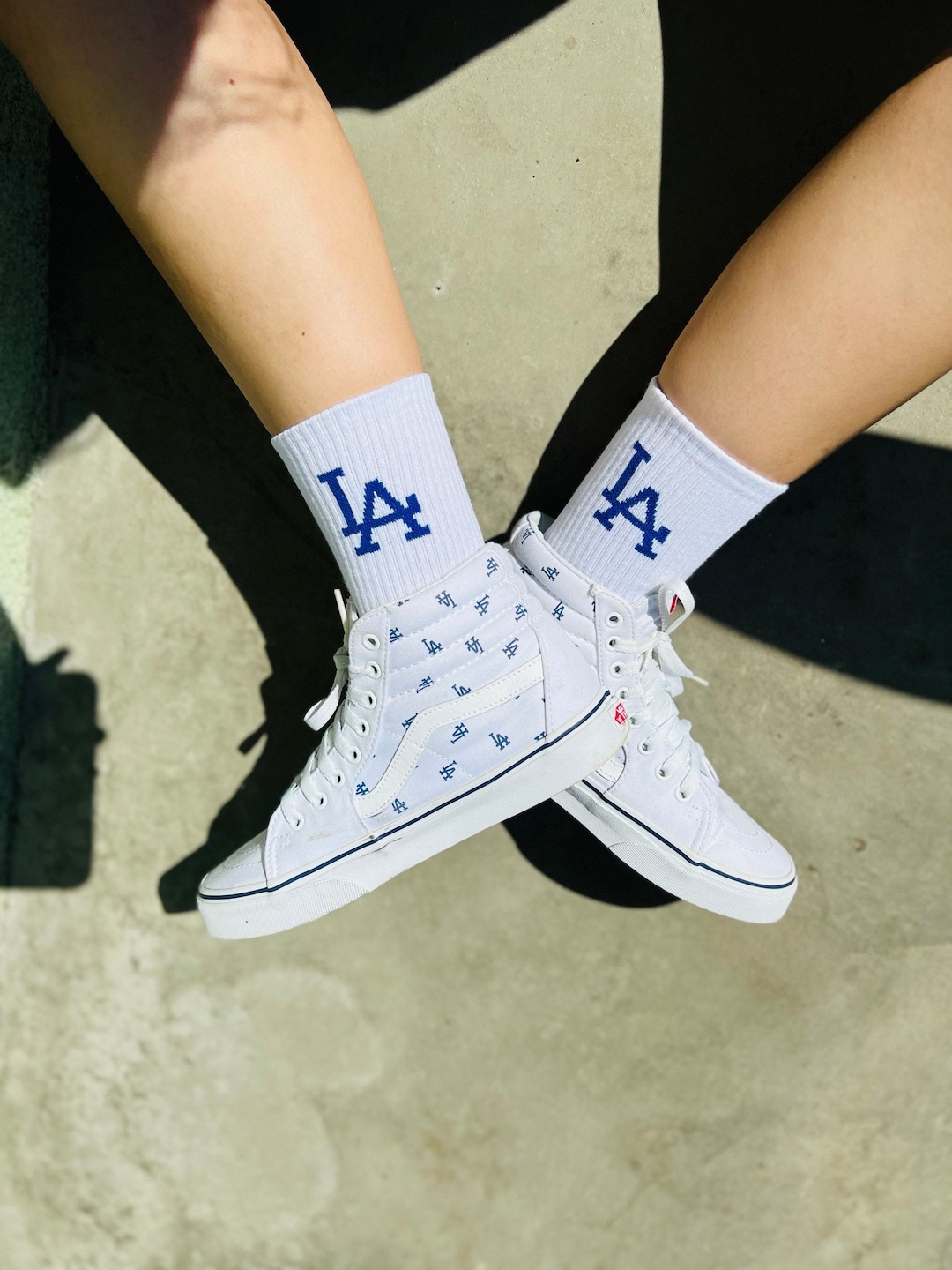Dodgers Socks || Los Angeles Dodger Socks || Dodgers Gift - Etsy