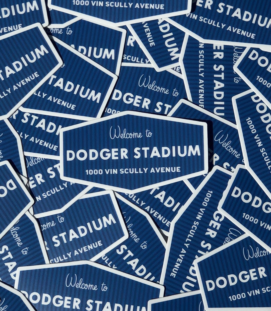 Dodger Stadium Welcome Sign Sticker || Dodgers Gift || Dodgers Sticker ...