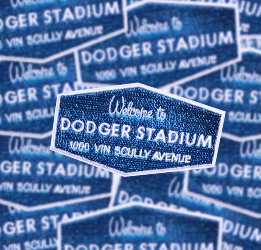 Dodger Stadium Patch - Sew On/iron On - Etsy