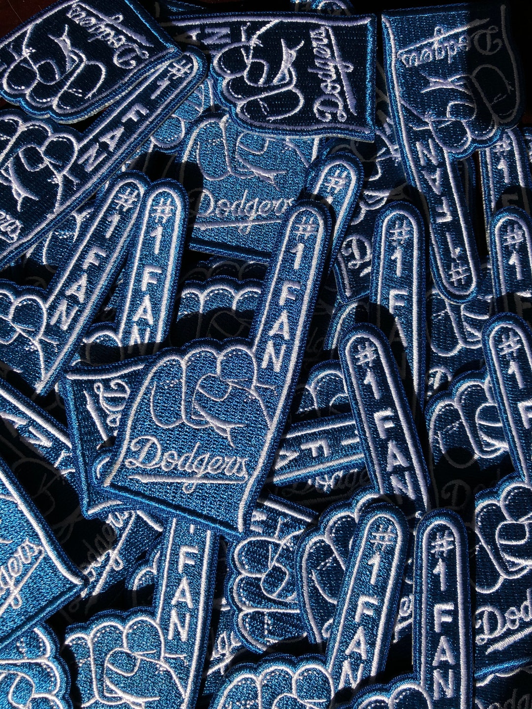 Dodgers Foam Finger Sew/iron on Patch Dodgers Gift Dodgers Patch - Etsy