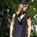 Holographic Rave Hood, Festival Hooded Scarf - Black Gold Silver | LOVE ...