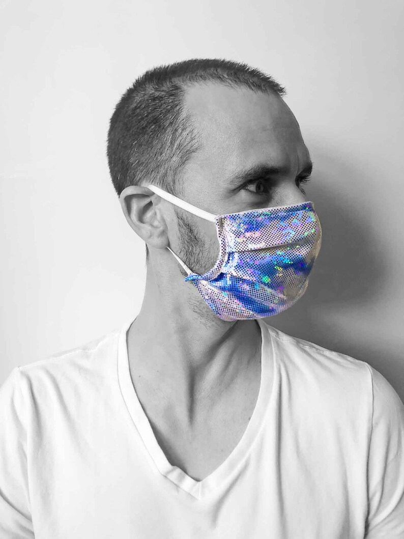 Cloud Face Mask Cute Face Mask Blue Sky Pattern - Etsy