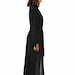 Sheer Black Tulle Robe Chiffon Cover up Duster Transparent Jacket Rave ...