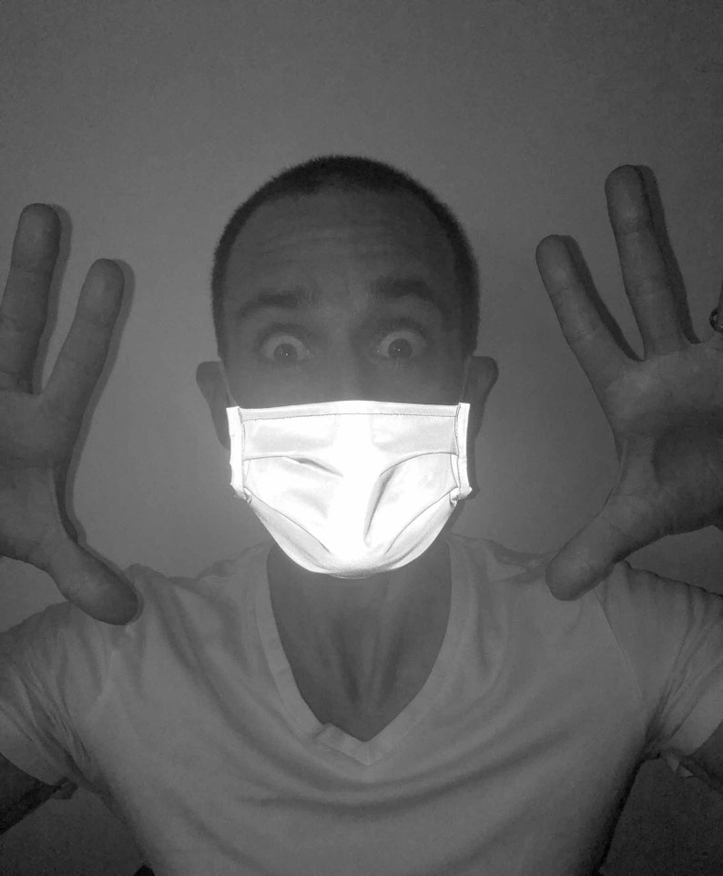 Cyberpunk Mask Light up Mask Reflective Face Mask Rave - Etsy