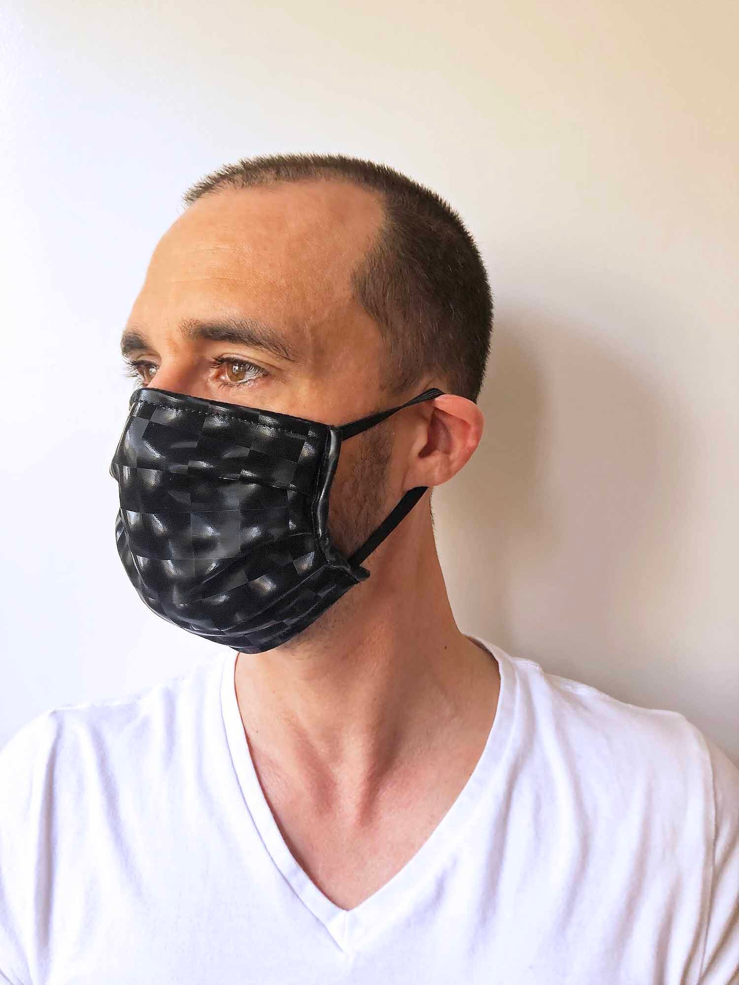 Black Mask Gothic Mask Designer Face Mask Cyberpunk Mask | Etsy