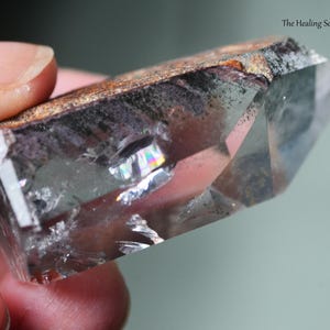 RARE Quality Stunning Lodolite Quartz Rainbows Devic Temple Home to ...