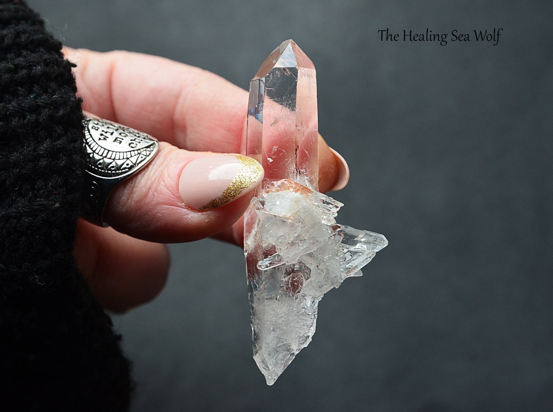 Rare Self-healed Colombian Blade of Light Quartz Crystal Cluster ...