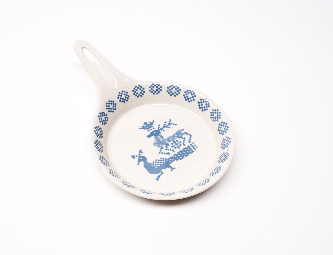 Figgjo Norway Needlepoint Pattern Skillet Dish 17cm - Etsy