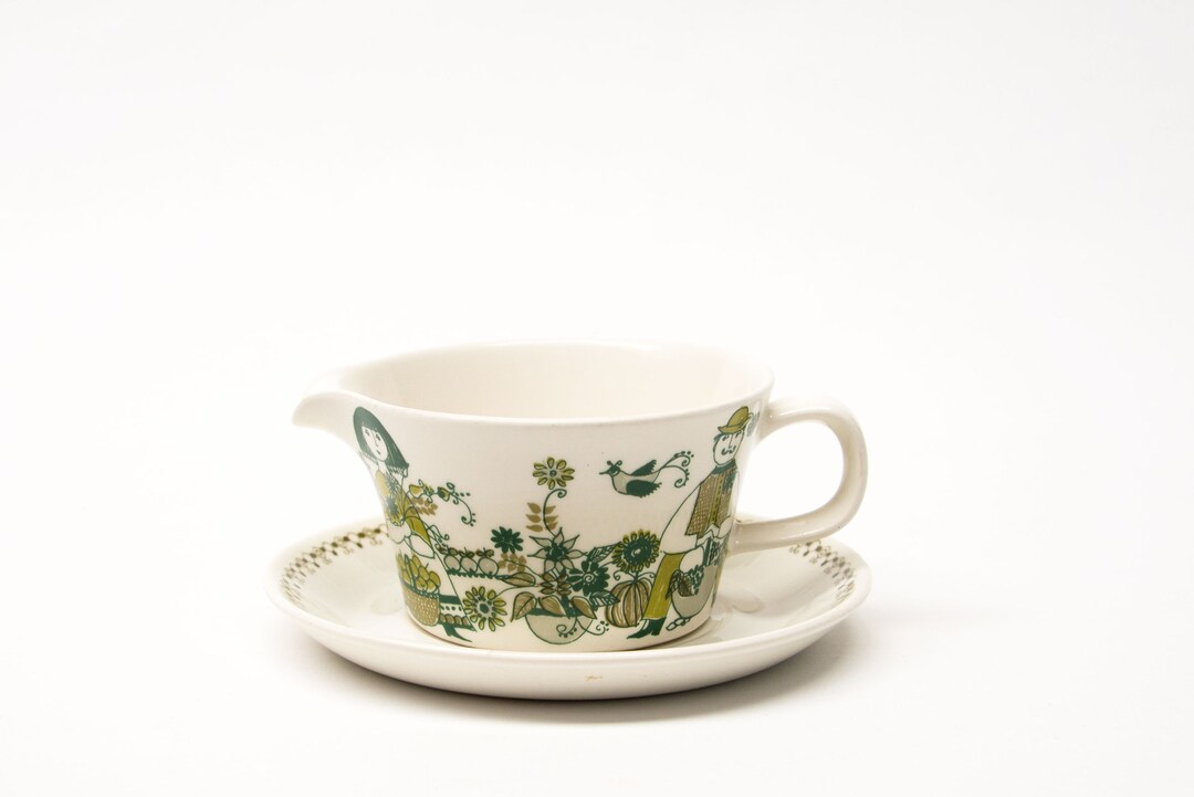 Vintage Figgjo Market Sauce Boat and Saucer Turi Design Norway - Etsy ...