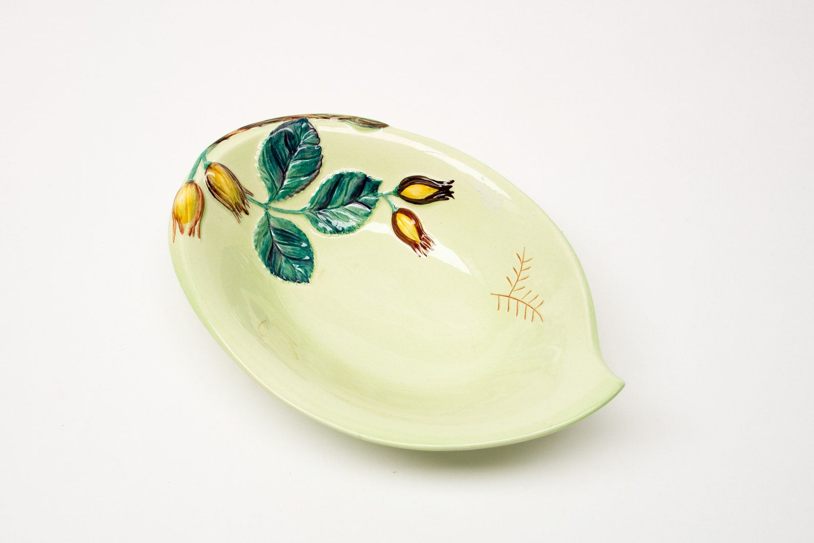 Carlton Ware Hazelnut Green Bowl - Etsy Australia