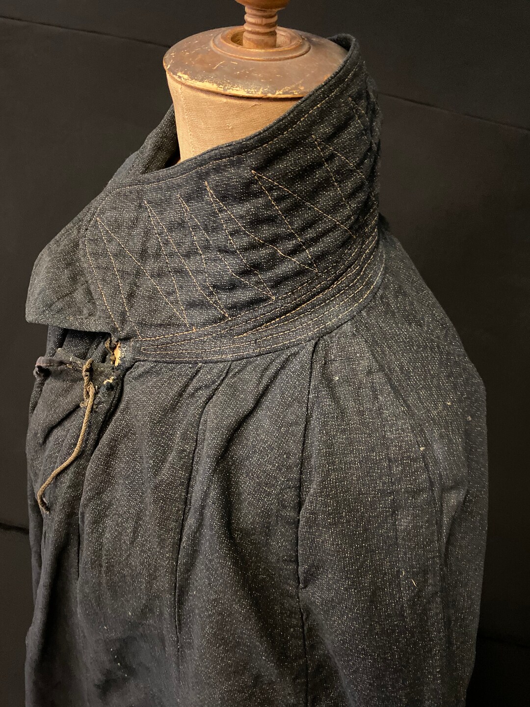 1890's Japanese Indigo Dyed Cape - Etsy