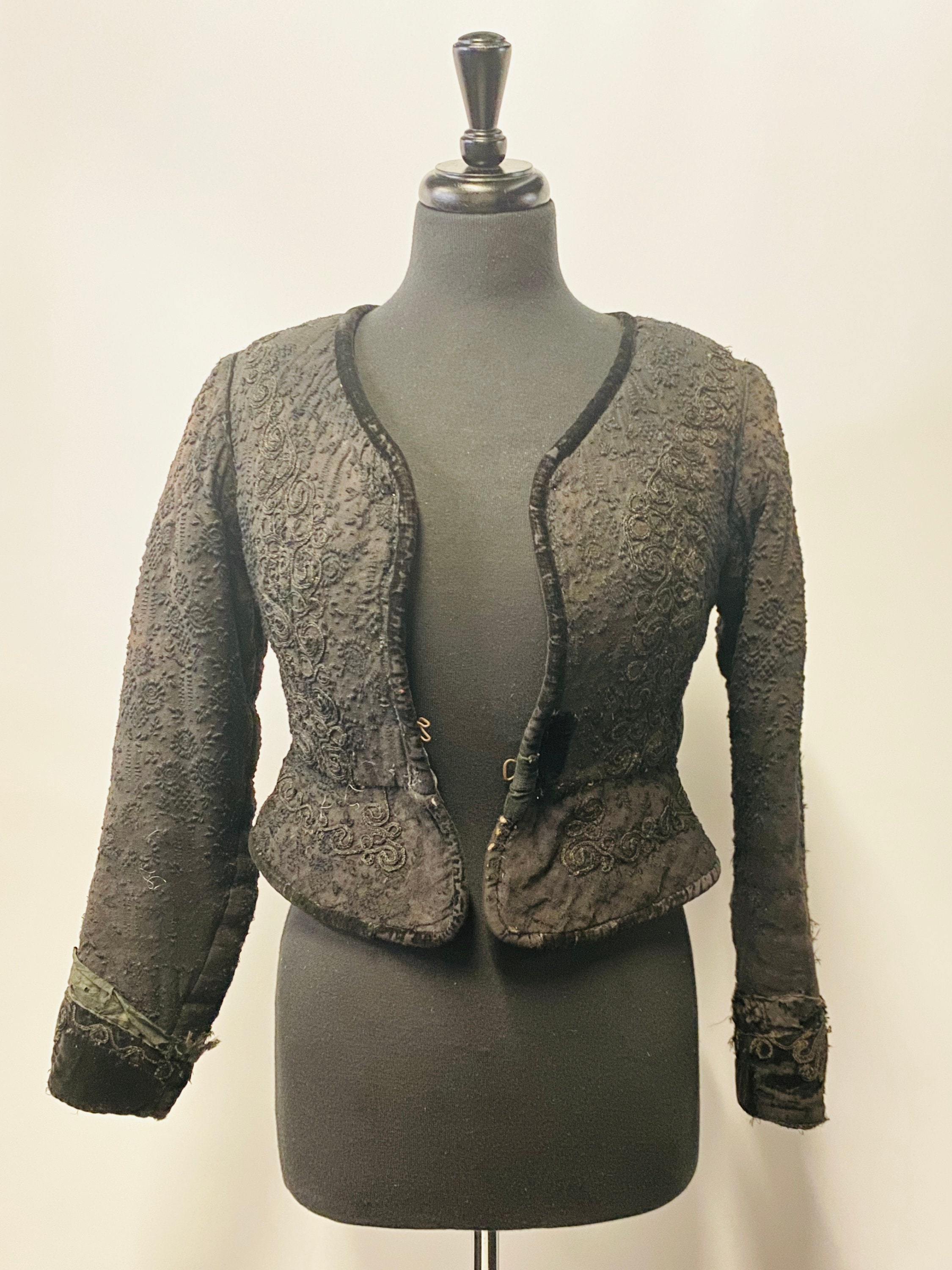 Antique European Folk Jacket Handmade - Etsy