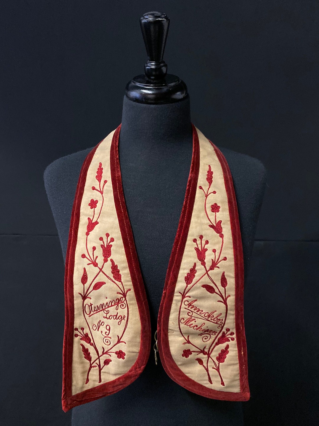 Victorian Masonic Collar - Etsy