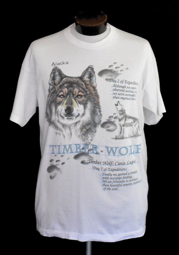 Vintage timber wolf wolves - Gem