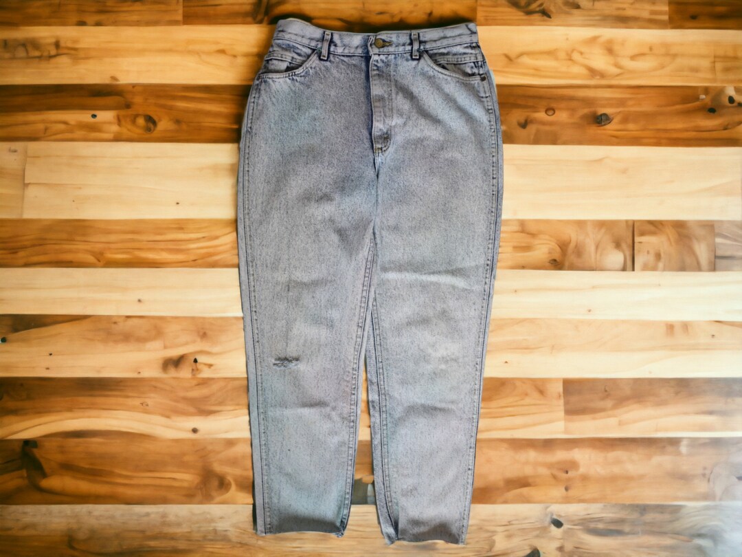 Vintage 80s Acid Wash Jeans, 1980s High Waist Jeans, Grunge Rocker ...