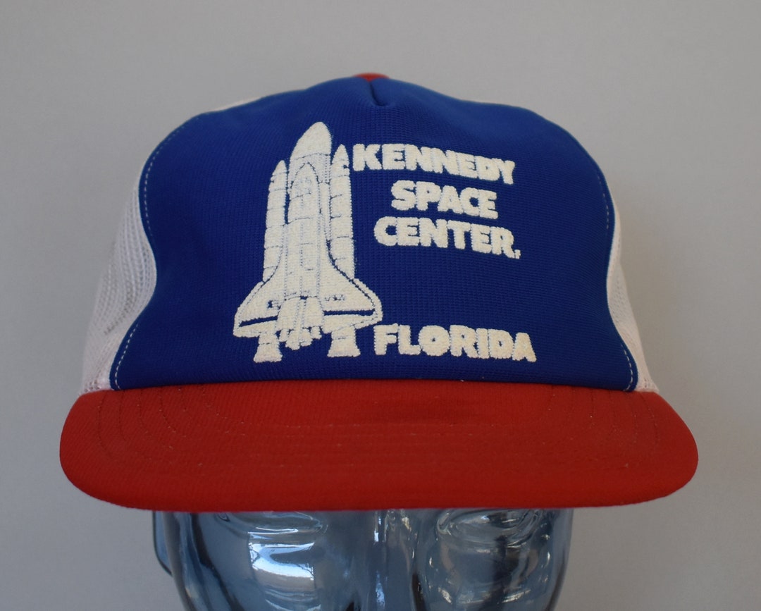 80s Kennedy Space Center Snapback Cap, Florida Souvenir Hat, Vintage ...