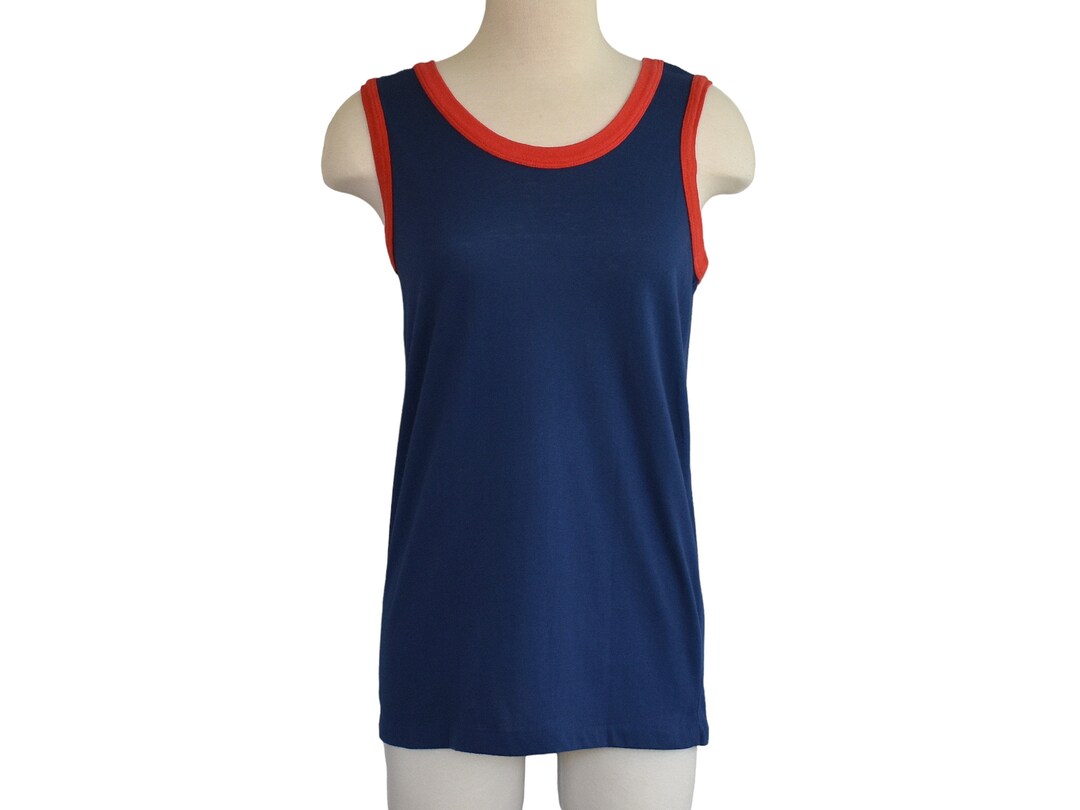 Vintage 70s Sears Tank Top, 1970s Kings Road Shirt, Size M Medium - Etsy