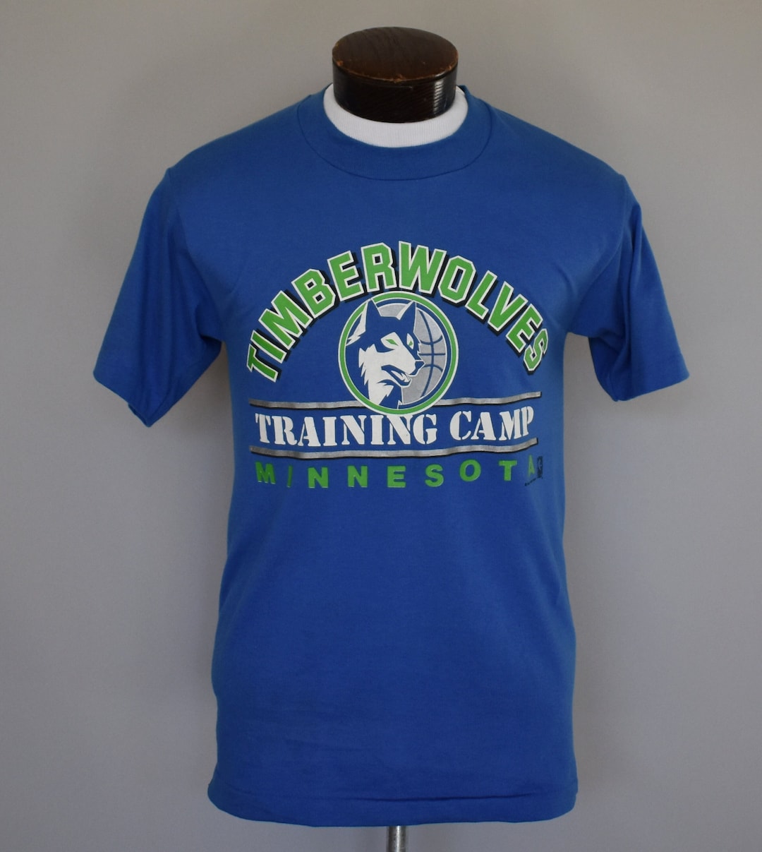 Vintage 90s Minnesota Timberwolves T-shirt, 1990s Training Camp NBA Tee ...