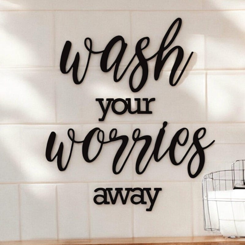 Wash Letters - Etsy