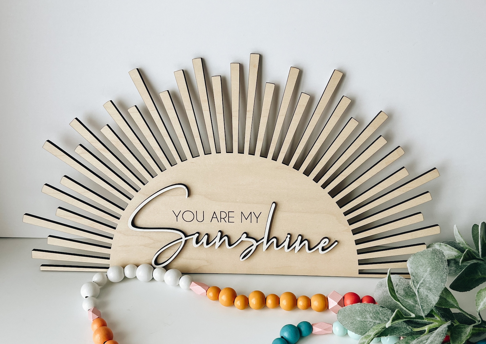 You Are My Sunshine Wall Art, Nursery Shelf Decor, Boho Nursery Decor ...