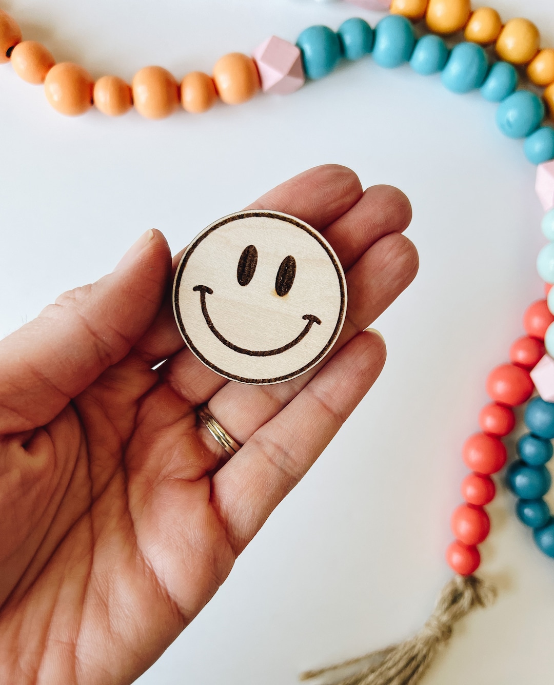 Smiley Face Magnet, Retro Cool Vibes Magnet, Smiley, Add on Gift, Gift ...