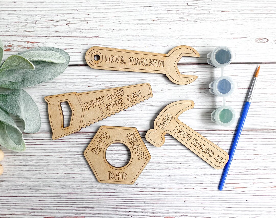 Tools DIY Magnet Set, Fathers Day Tools, Fathers Day DIY Kit, Gift for ...