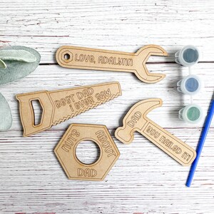 Tools DIY Magnet Set, Fathers Day Tools, Fathers Day DIY Kit, Gift for ...