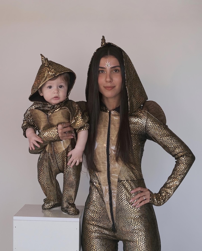 LAST Mom and Son Halloween Costume-dino Jumpsuit-designer Unique ...