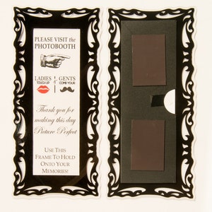 Photo Booth Frame, 2x6, Magnetic Photo Booth Frame With Photo Booth ...