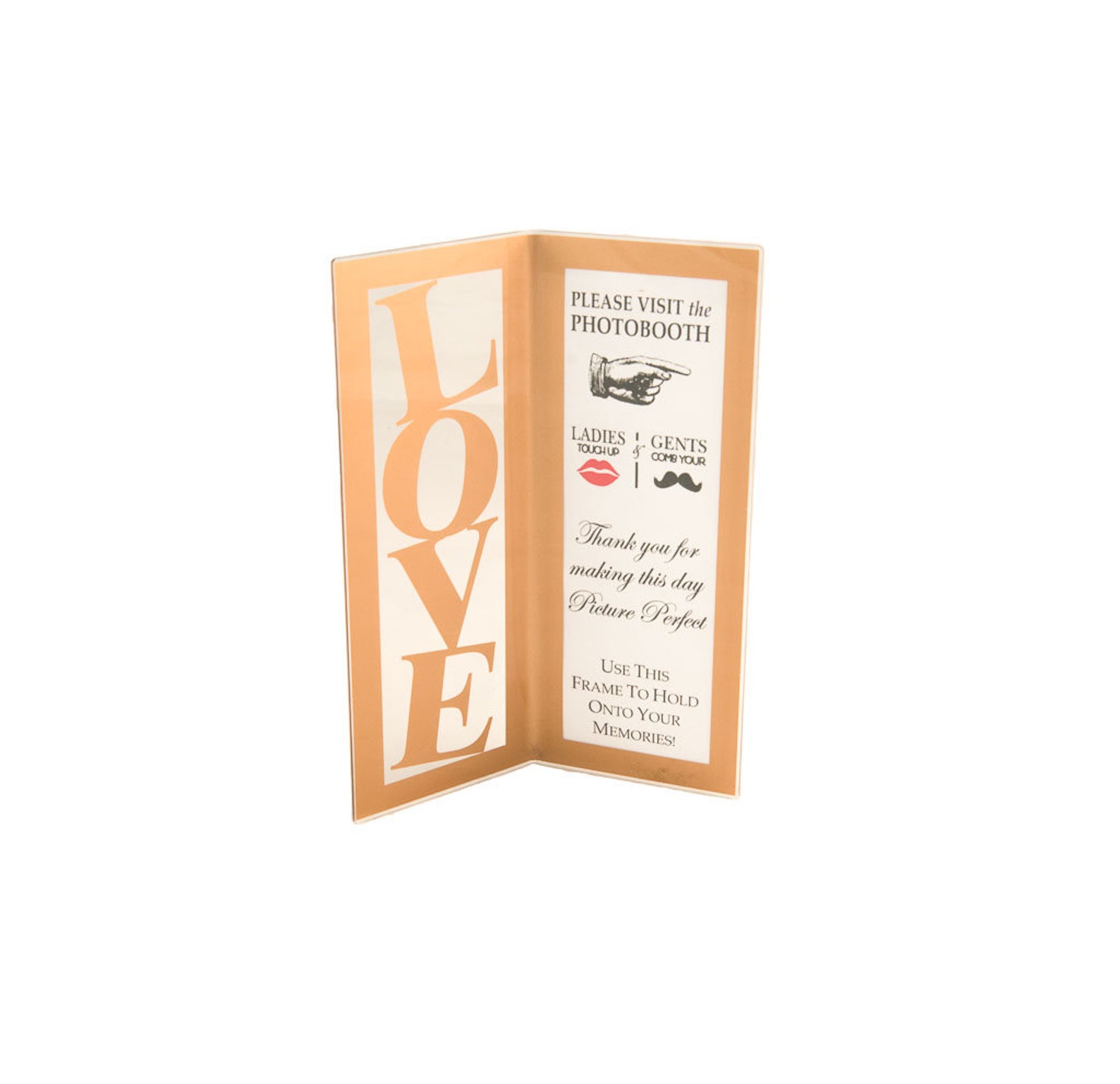 Photo Booth Frame 2x6 LOVE Photo Booth Frame With Photo - Etsy