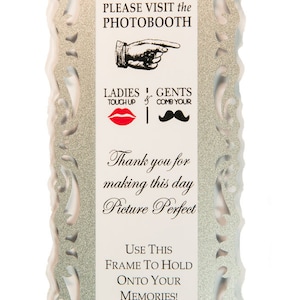 Photo Booth Frame, 2x6, Magnetic Photo Booth Frame With Photo Booth ...