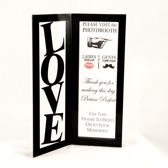Black Photo Booth Frame 2x6 Love Photo Booth Frame With - Etsy
