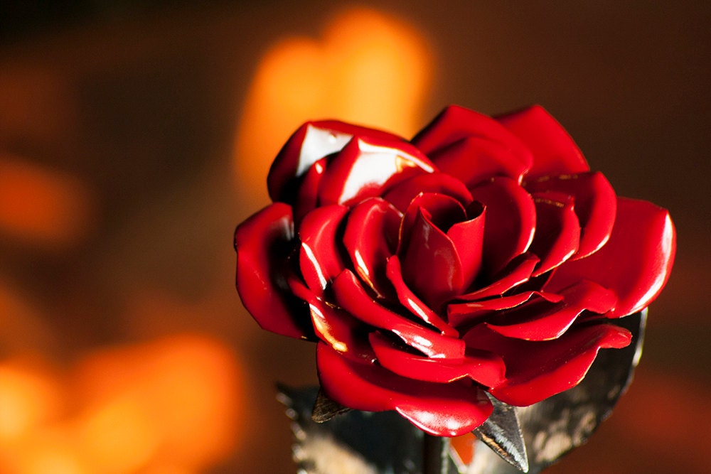 Metal Rose Roses Perfect Handmade Forged Iron Steel Rose Art - Etsy Canada