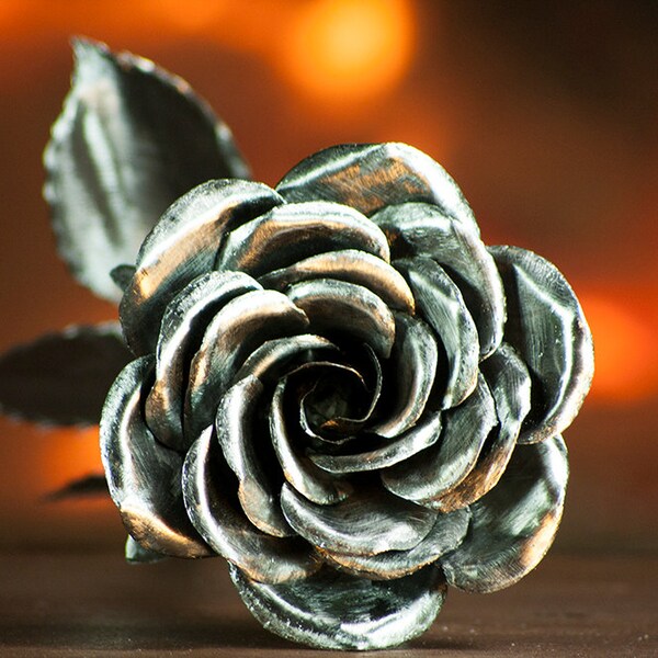 Metal Rose - Etsy