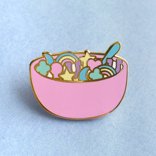 Lucky Charms Enamel Lapel Pin - Etsy