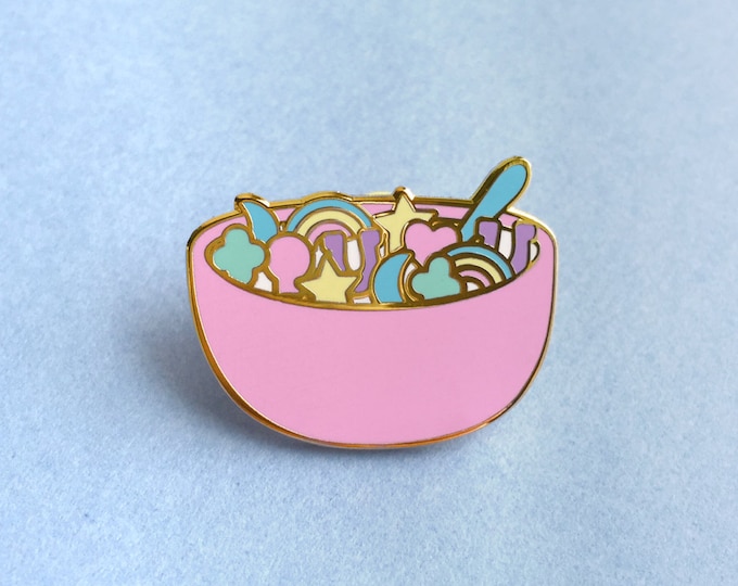 Lucky Charms Enamel Lapel Pin - Etsy