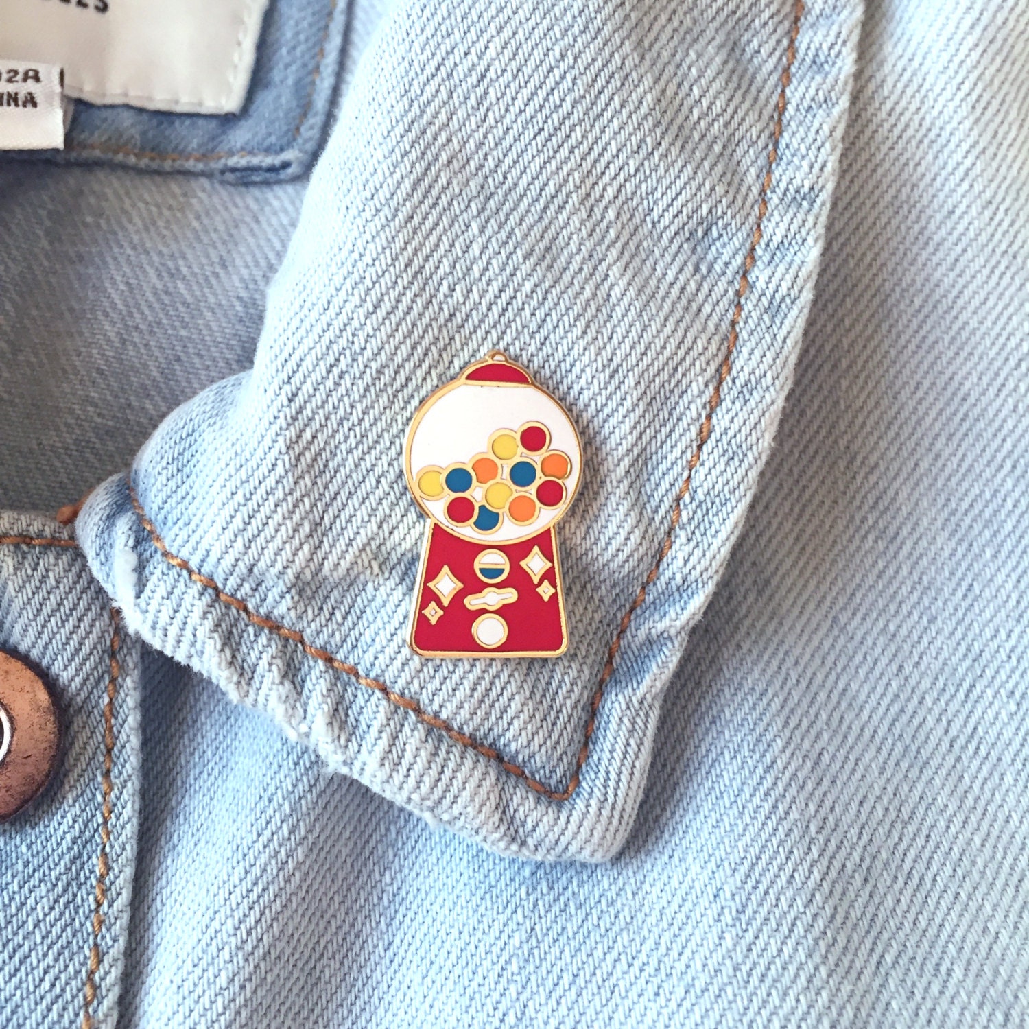 GUMBALL LAPEL PIN - Etsy