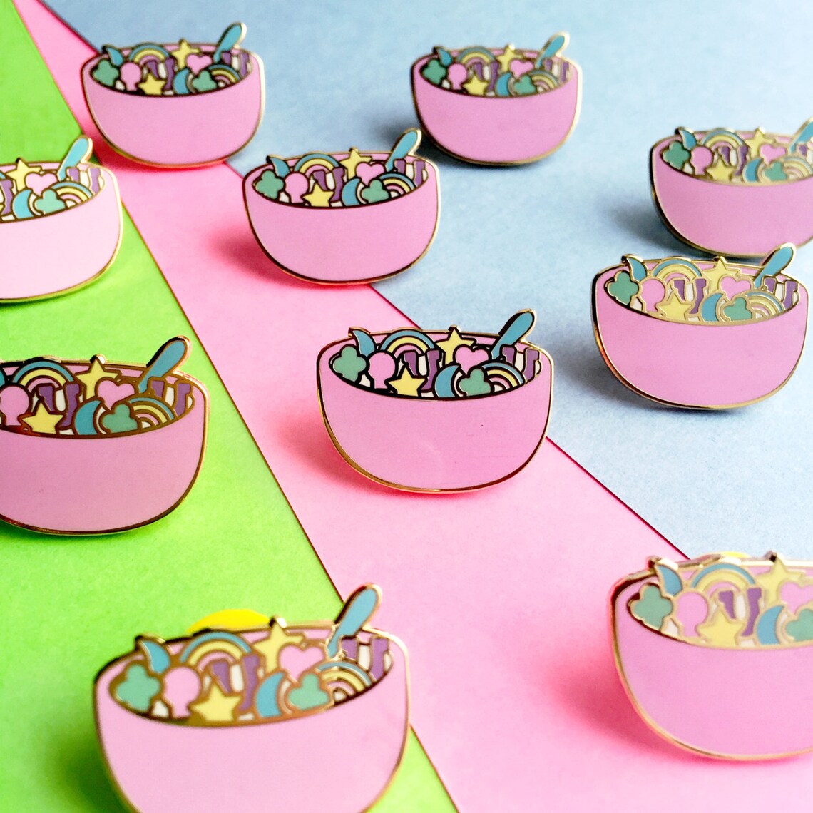 Lucky Charms Enamel Lapel Pin - Etsy