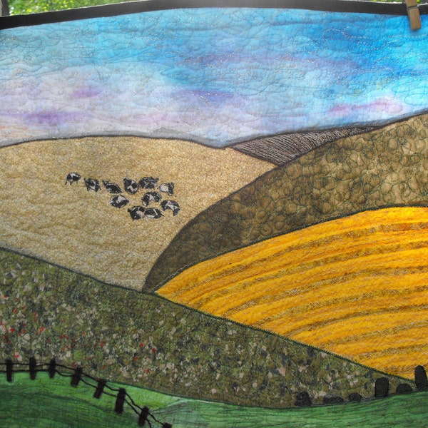 Landscape Quilt - Etsy