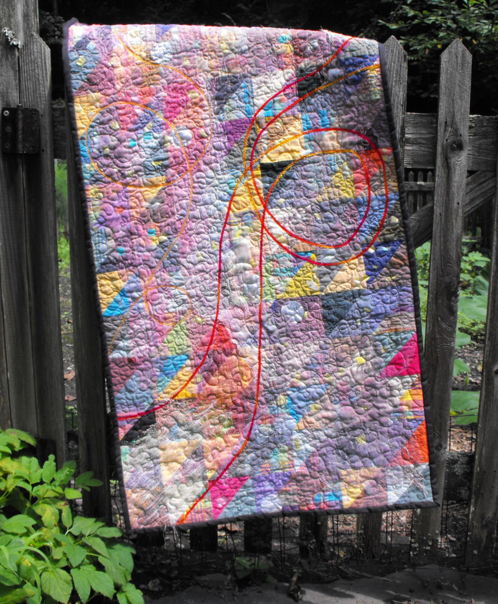 Contemporary Quilt, Art Quilt, Modern Wall Quilt, Modern Quilt ...