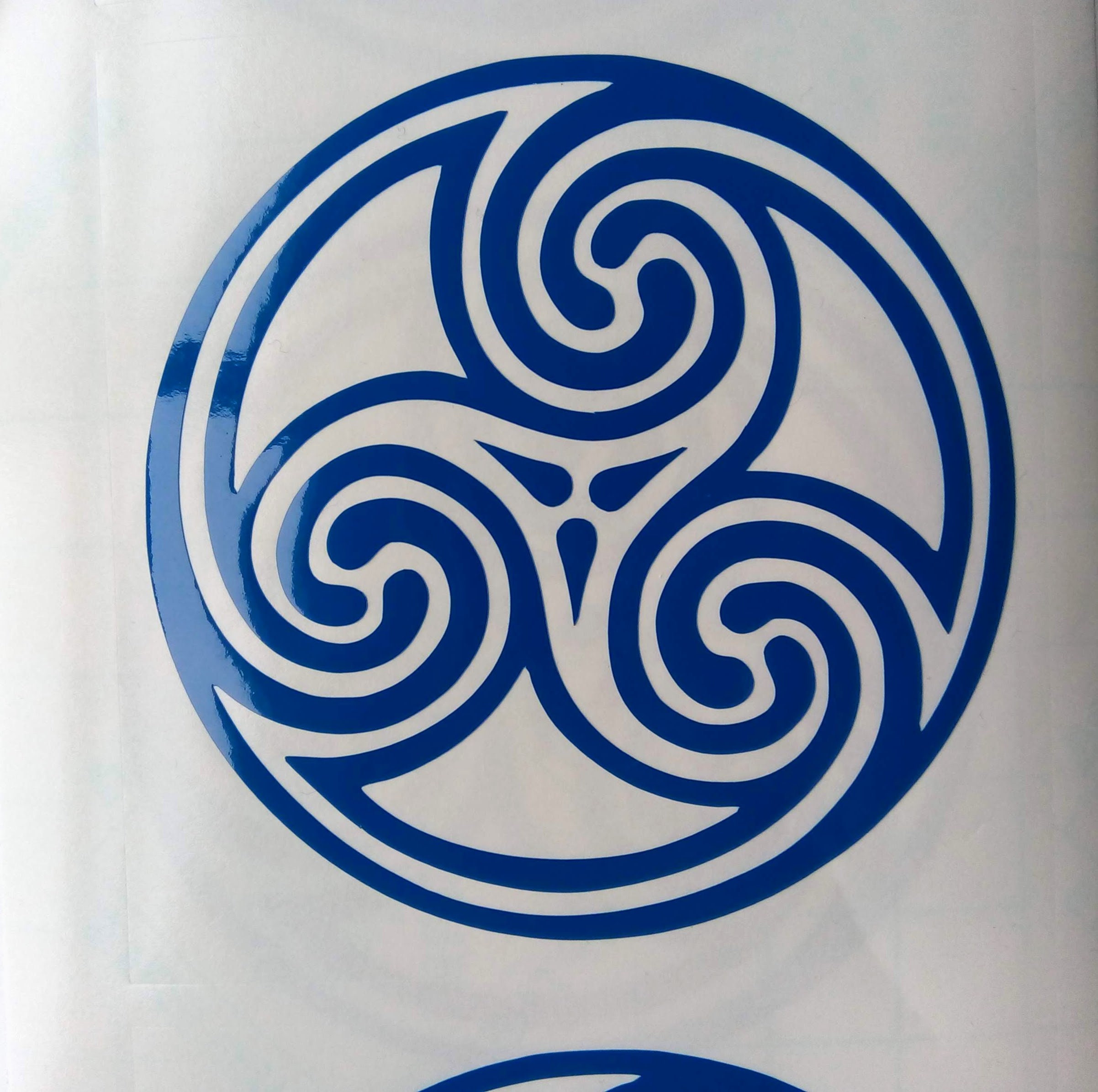 Triskele Sticker, Triscele Sticker, Triskelion Sticker, Deosil, Trinity ...