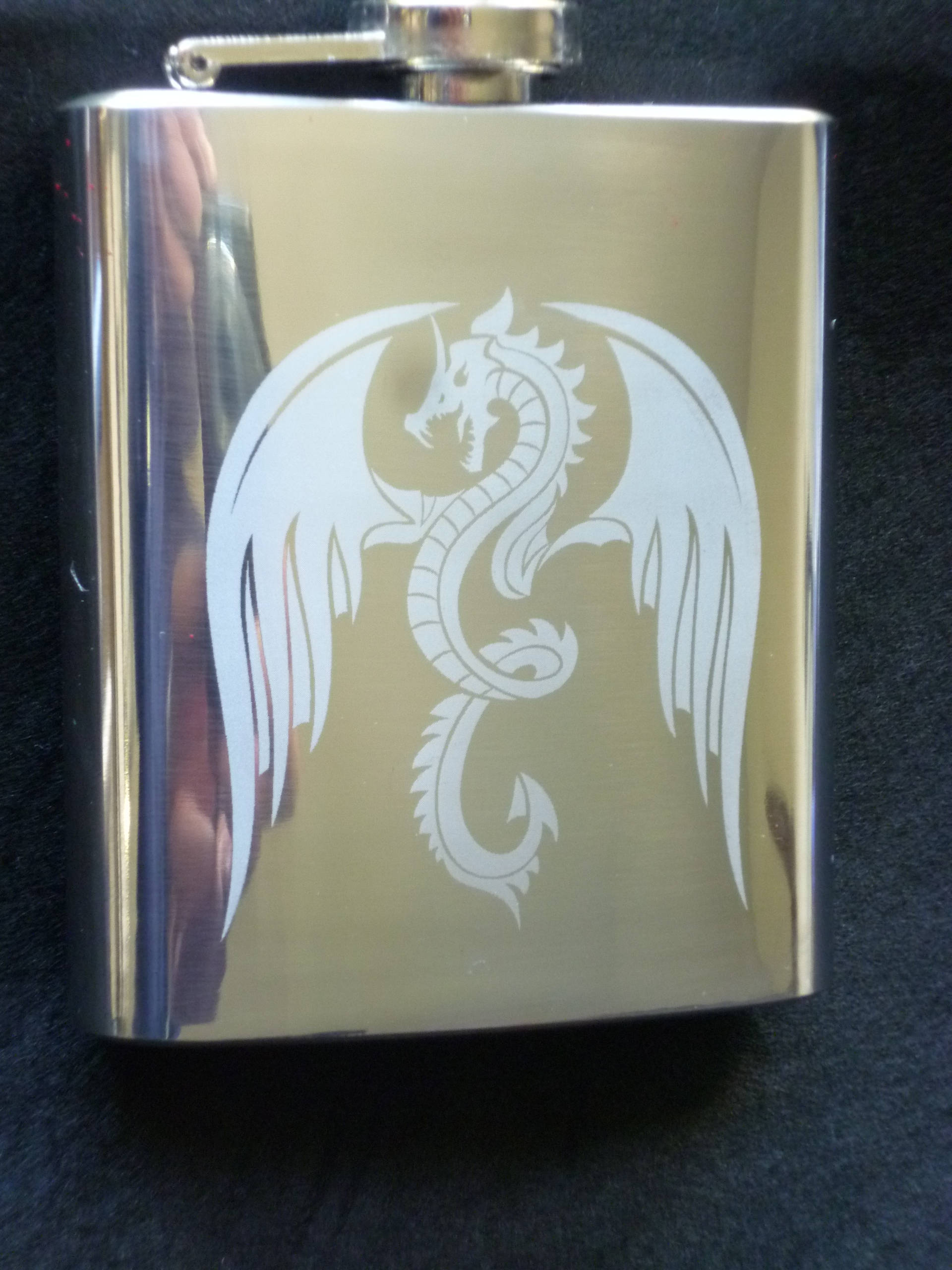 Dragon Hip Flask Dragon Engraved Design Fathers Day Gift - Etsy UK