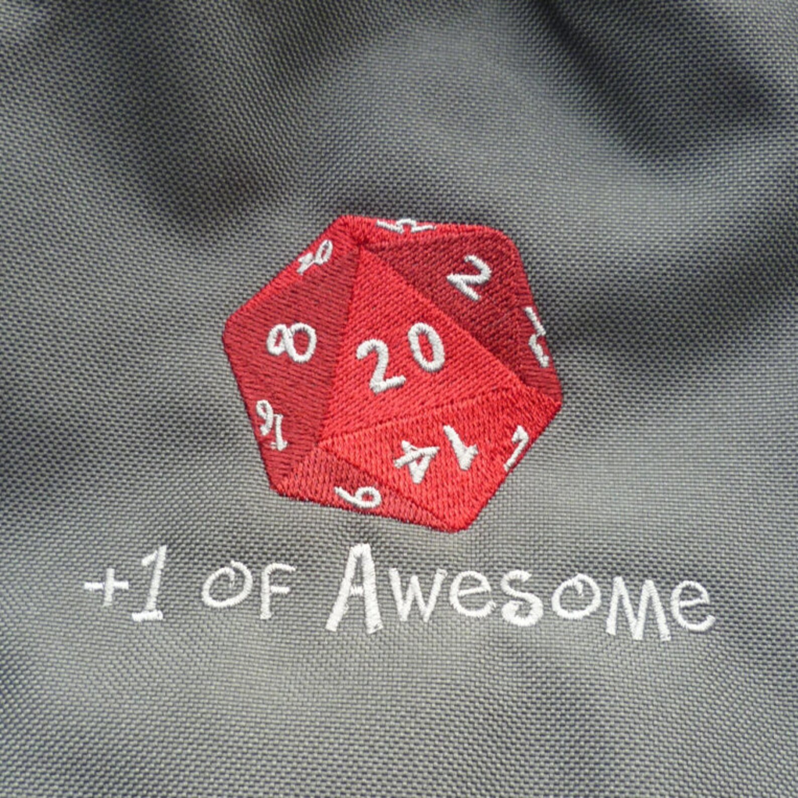 D20 Gamer Bag Dnd Bag Tabletop Gamer Bag Embroidered - Etsy