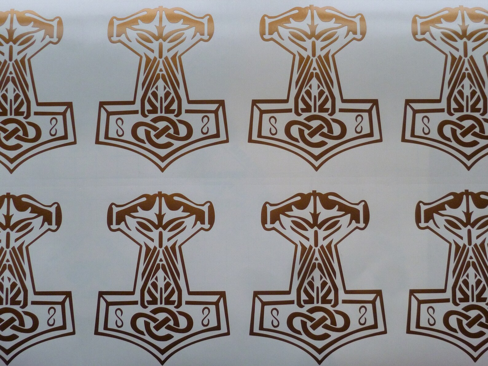 Thor's Hammer Sticker Mjolnir Sticker Thor's Hammer | Etsy