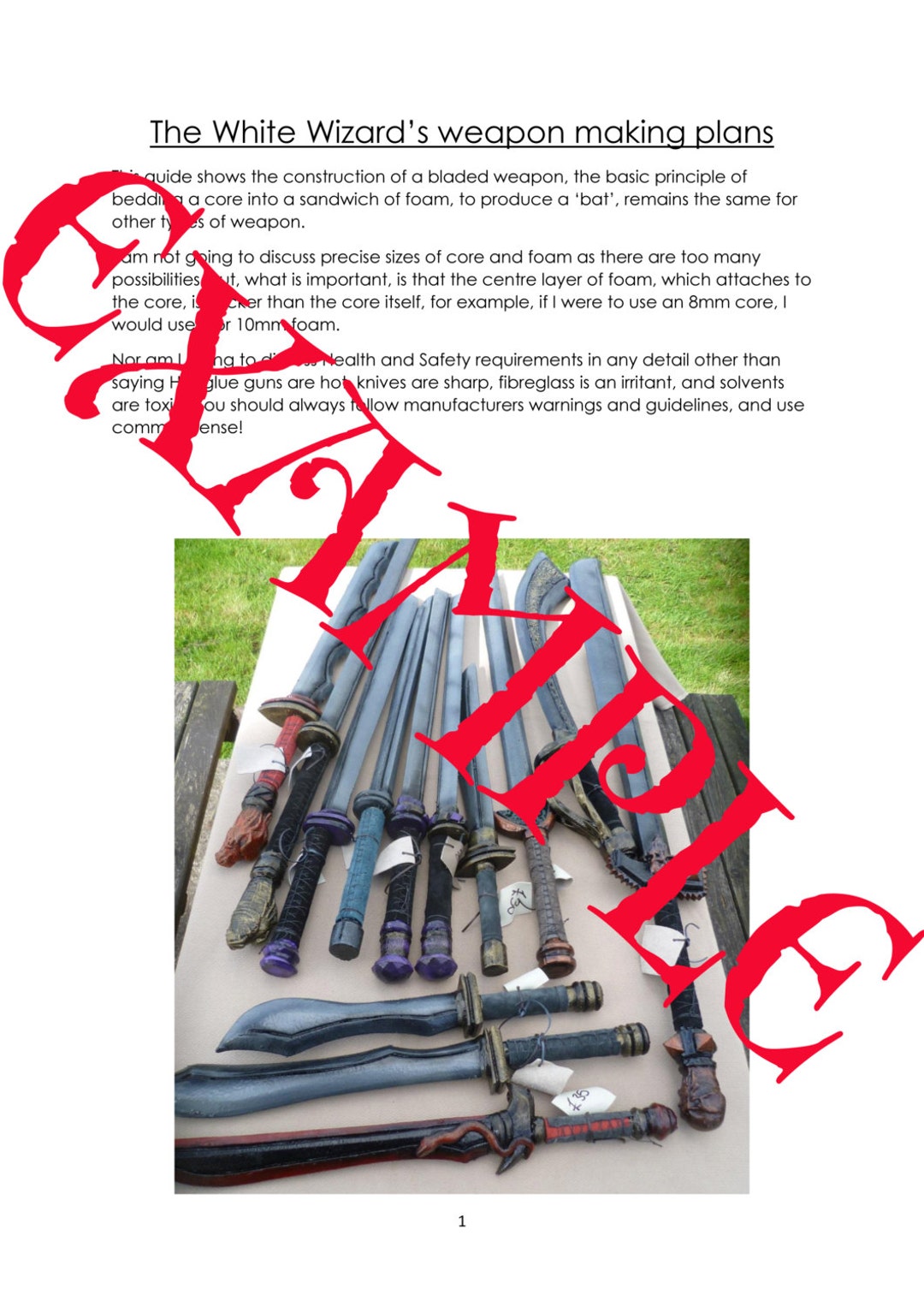 LARP Weapon Making Guide, LRP Build, Construct Your Own Weapons, by ...