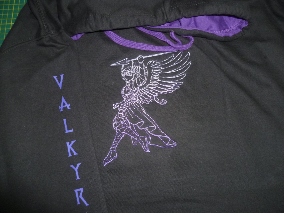 Valkyrie Hoodie Embroidered Hoodie Embroidered Valkyrie XS - Etsy UK