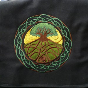 Tree of Life Bag, Tree Bag, Tree of Life Messenger Bag Cotton Canvas ...